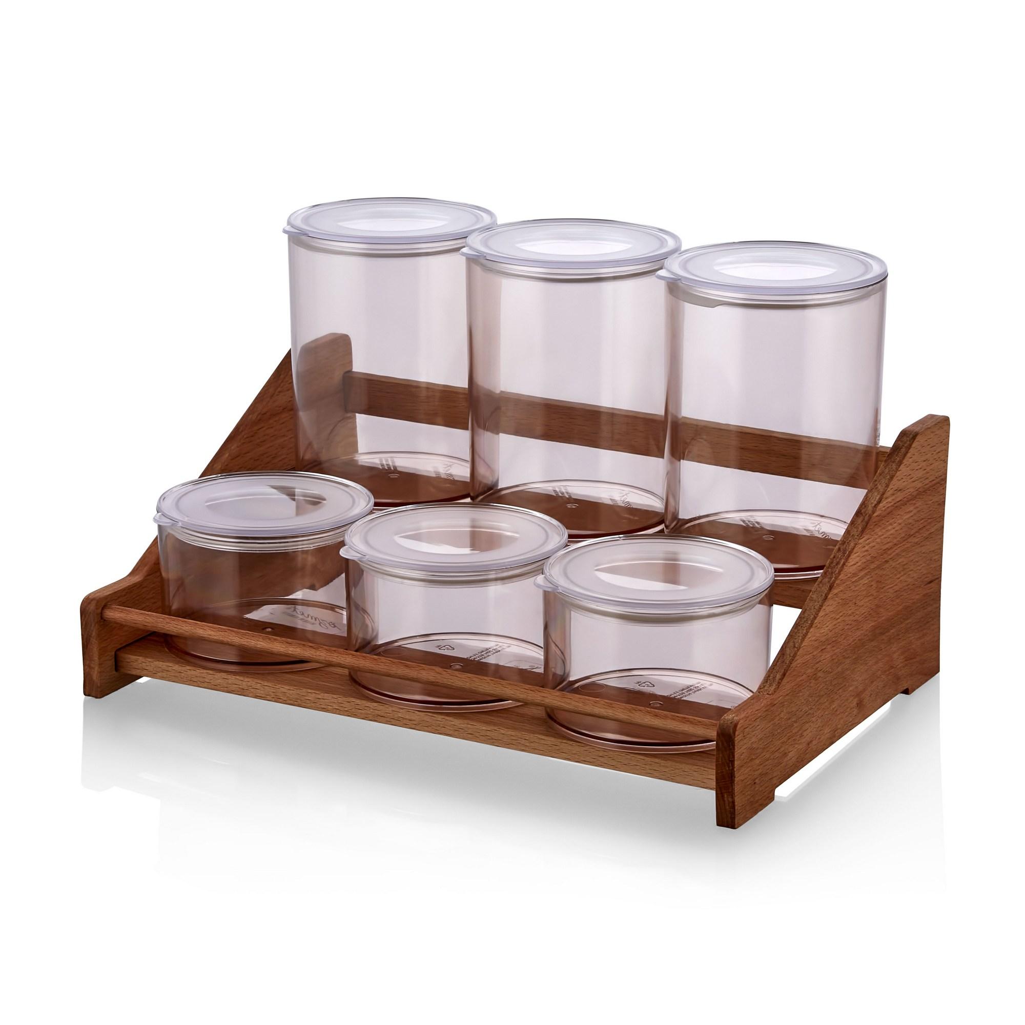 Hermia Spice Jar & Kitchen Shelf Set 670, modelis - 619PLS1123, žema ...