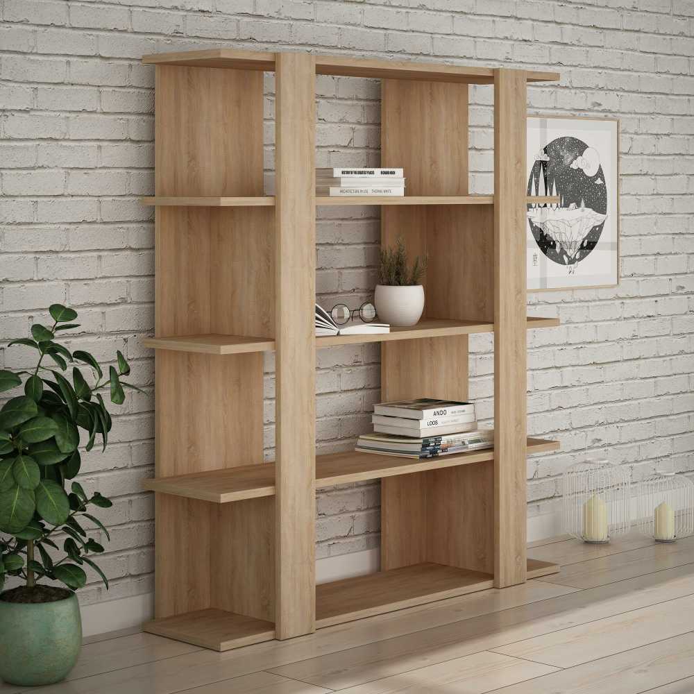 Kalune Design Bookshelf Tita - Oak, Oak, modelis - 776HMS3656, žema ...