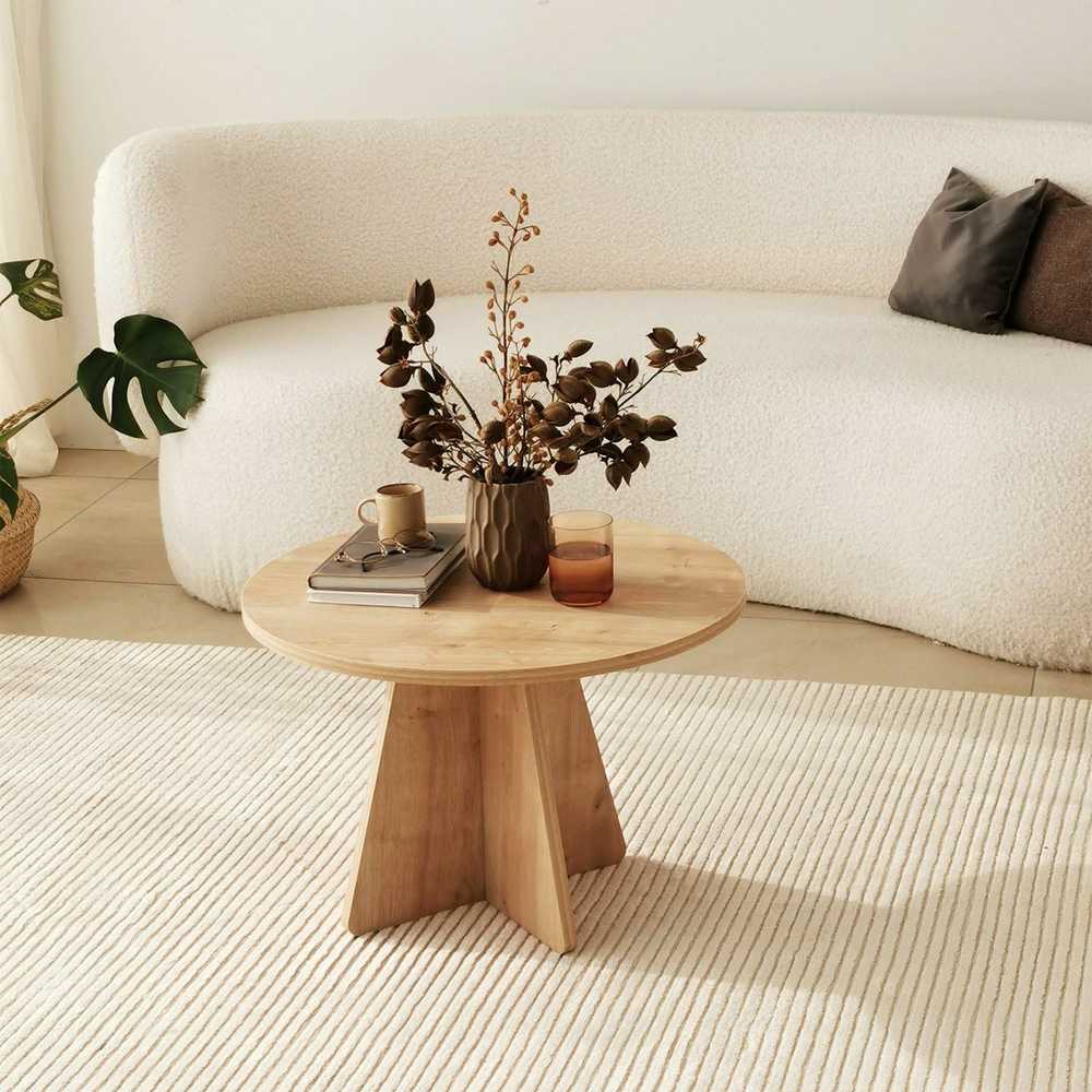 Asir Kalune Design Kavos staliukas Mushroom - Sapphire Oak, modelis ...