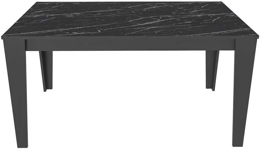 Kalune Design Valgomasis stalas Bud - Juodas, Marble, žema kaina | Varle.lt