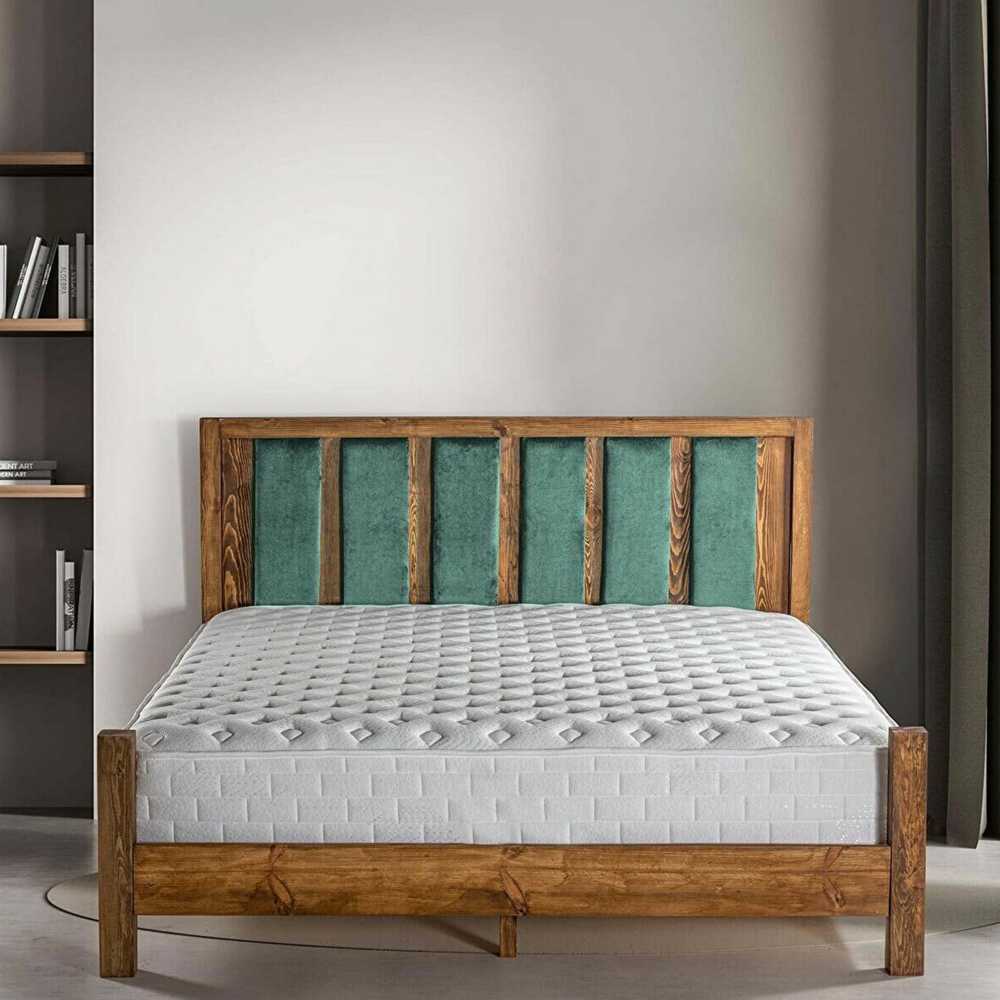 Kalune Design Dviguba lova Orion 180 - Sea Green, Hazelnut, modelis ...