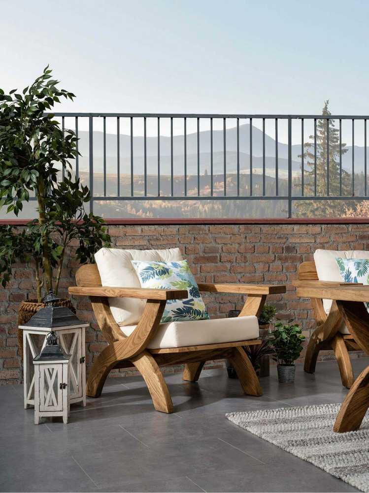 Kalune Design Garden Lounge Set Albatros 2, modelis - 991DVN1147, žema ...