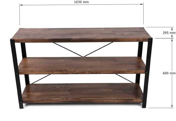 Kalune Design Knygų lentyna Derby - Sapphire, modelis - AGC574777, žema ...