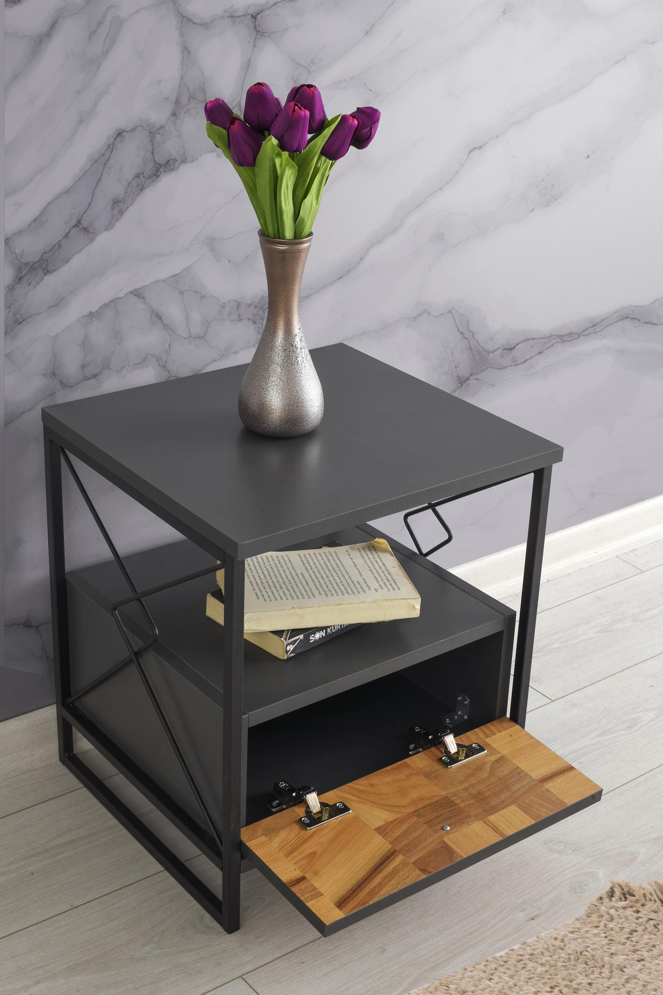 Kalune Design Naktinis staliukas Altunizade, modelis - 854KLN3912, žema ...