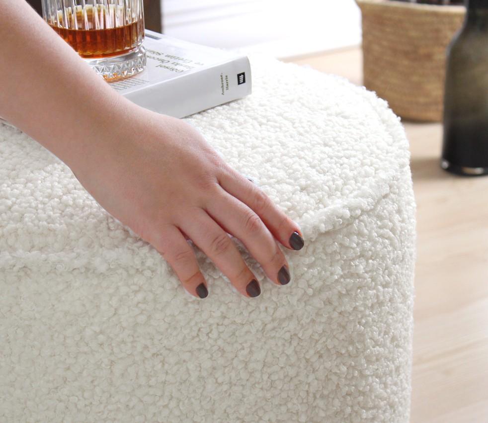 Hanah Home Pufas Hellin - Baltas, modelis - 209FLF1307, žema kaina ...