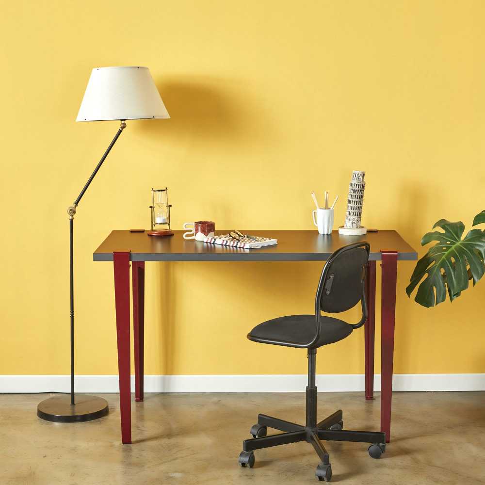 Kalune Design Studijų stalas Eridanos - Anthracite Burgundy, modelis ...