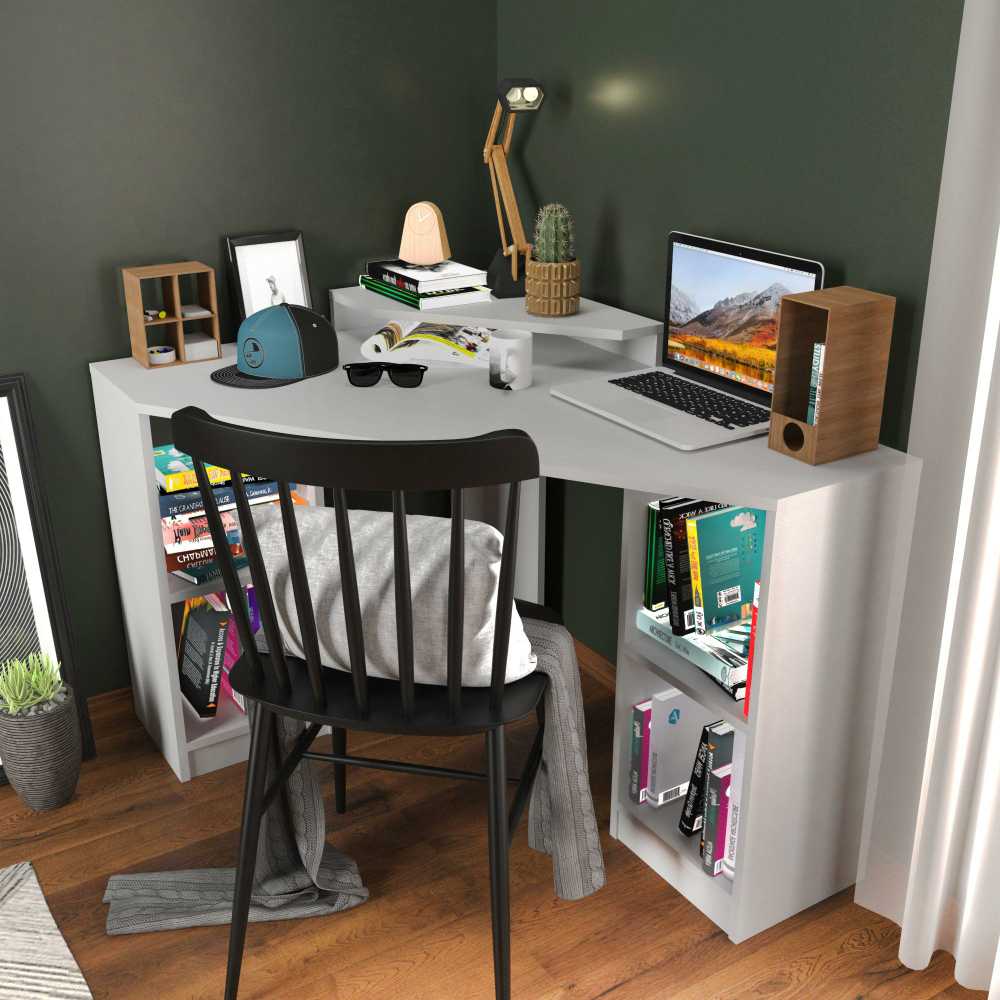Kalune Design Studijų stalas Floating - Baltas, modelis - AGC158828 ...
