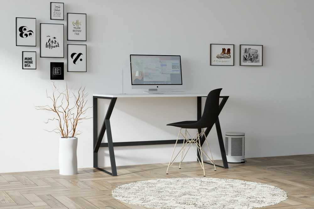 Asir Kalune Design Darbo stalas Murren - Baltas, modelis - 495SSE1508 ...