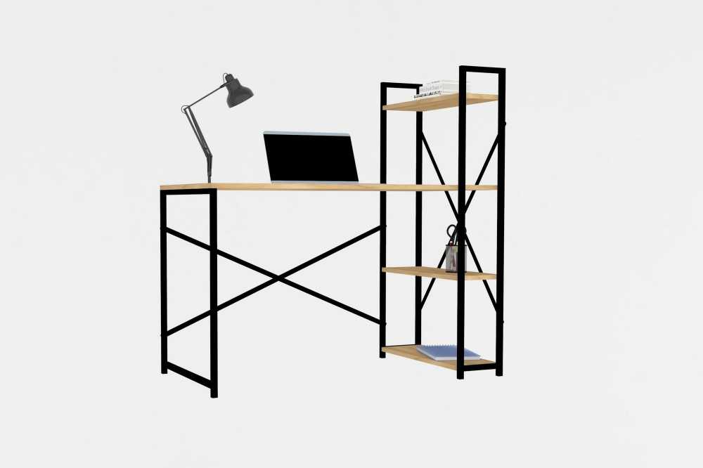 Kalune Design Study Desk Zernez - Sapphire, žema kaina | Varle.lt