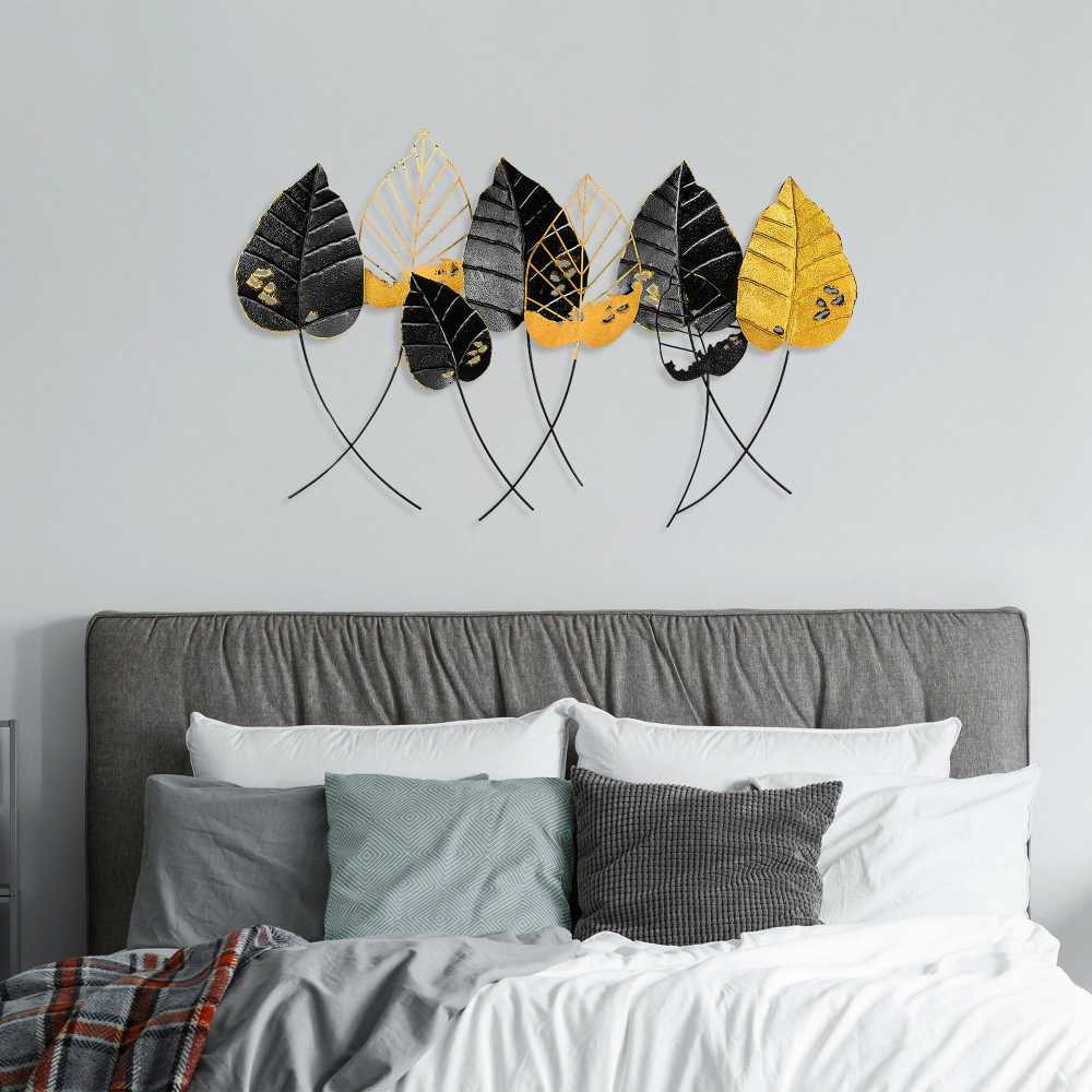 Wallity Dekoratyvinis metalinis sieninis priedas Casting Leaf, žema kaina | Varle.lt