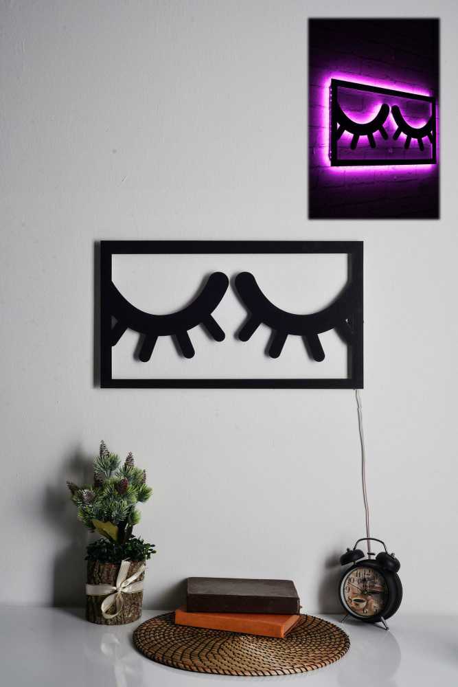 Wallity Dekoratyvinis LED ap vietimas Sleepy Eyes - Rožinė, žema kaina | Varle.lt