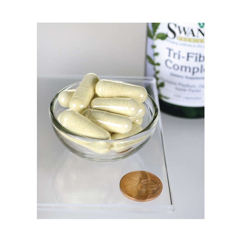 Maistinės skaidulos Tri-Fiber Complex, Swanson, 750mg, 100 kapsulių ...
