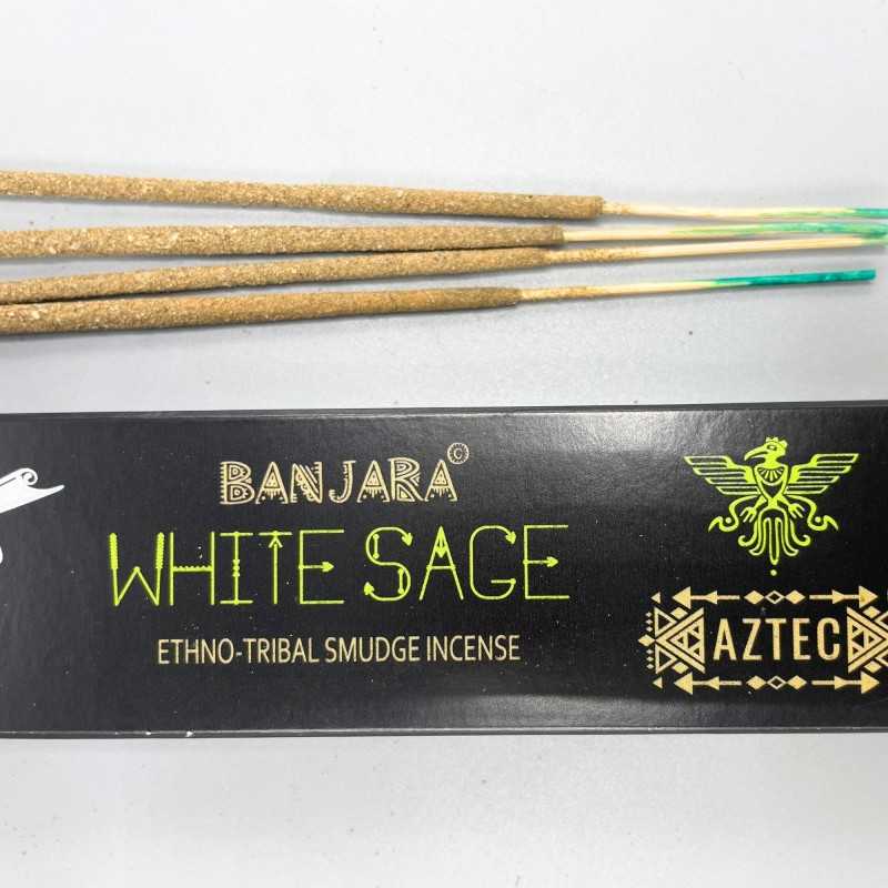 Smilkalų lazdelės Baltas Sage, Banjara Tribal, 35g, modelis - BanjSi-05 ...