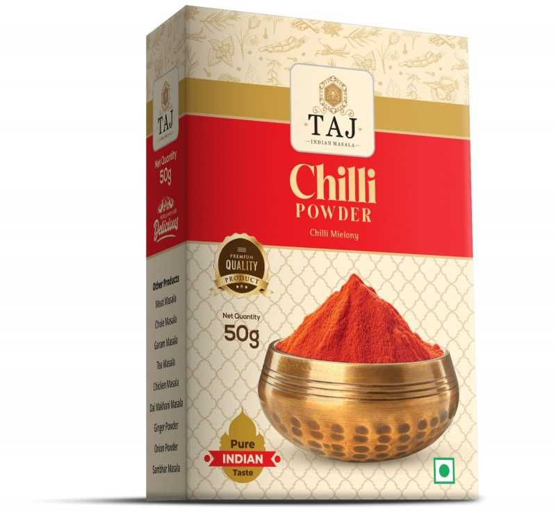Taj Indian Malti čili pipirai Chilli Powder, TAJ, 50g, žema kaina ...