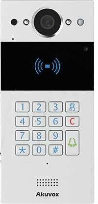 Akuvox Video-TFE R20K-2 Kit On-Wall, keypad, card reader, 2 wire ...