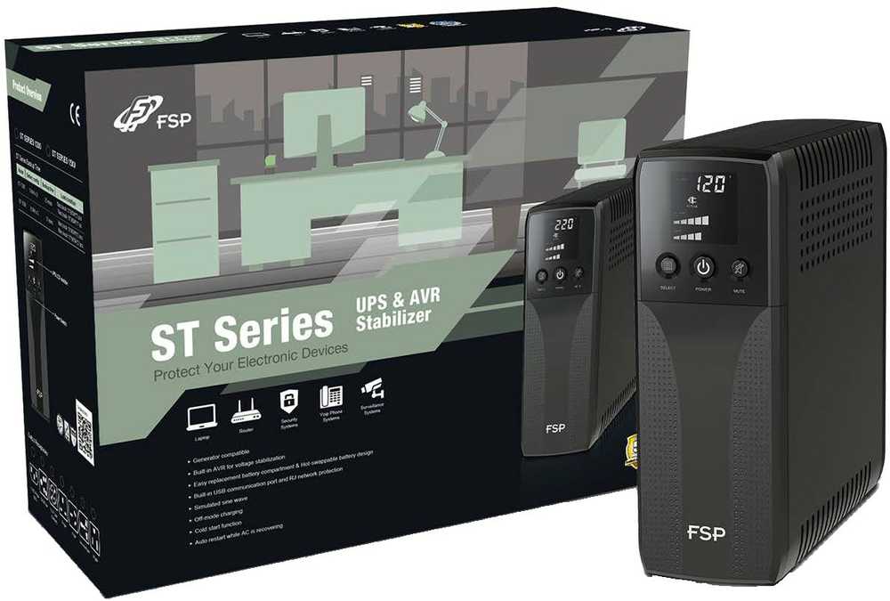 FSP / Fortron UPS ST 850 (PPF5100100100), modelis - PPF5100100, žema kaina | Varle.lt