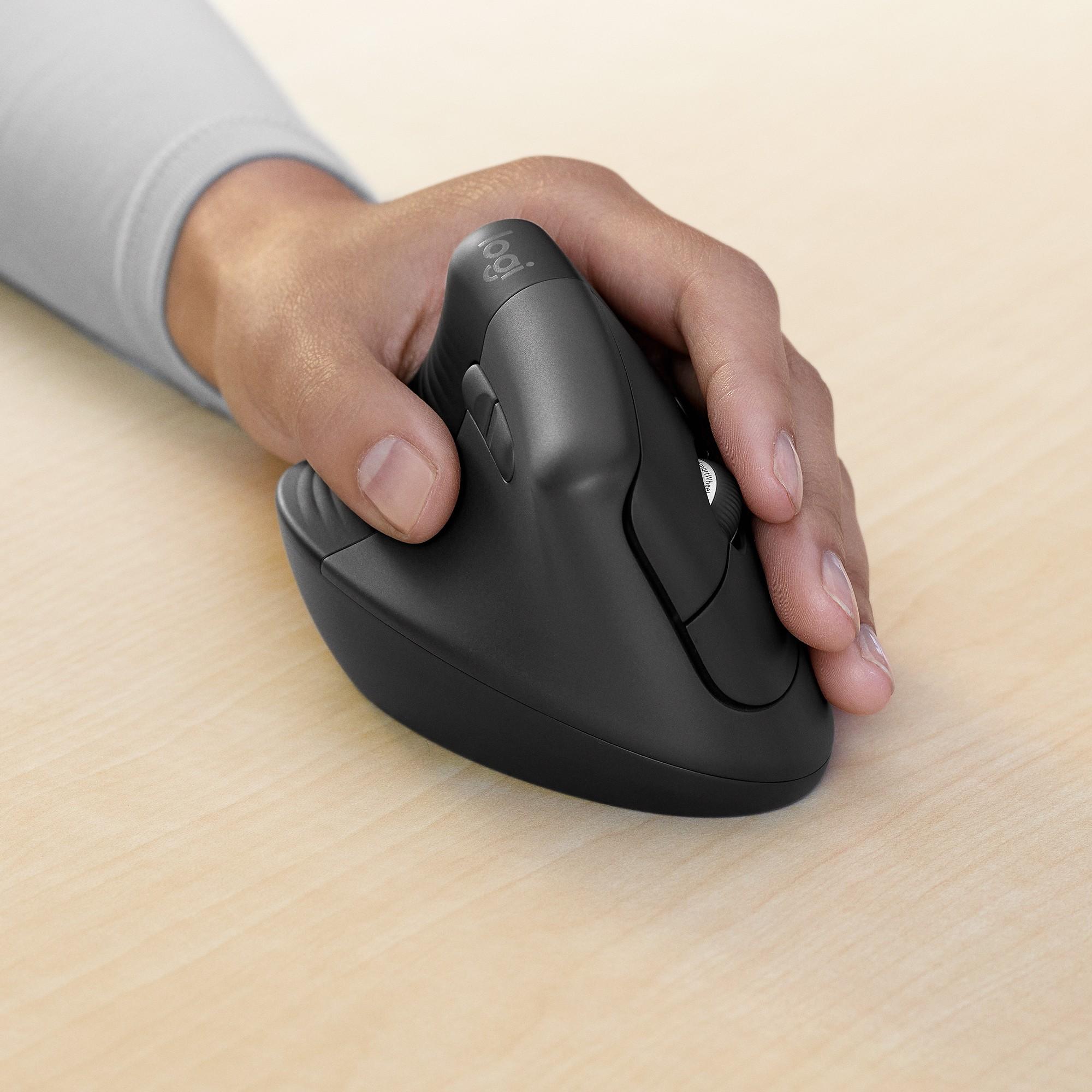 Pelė LOGITECH LIFT verslui LEFT - GRAPHITE / Juodas - EMEA, modelis ...