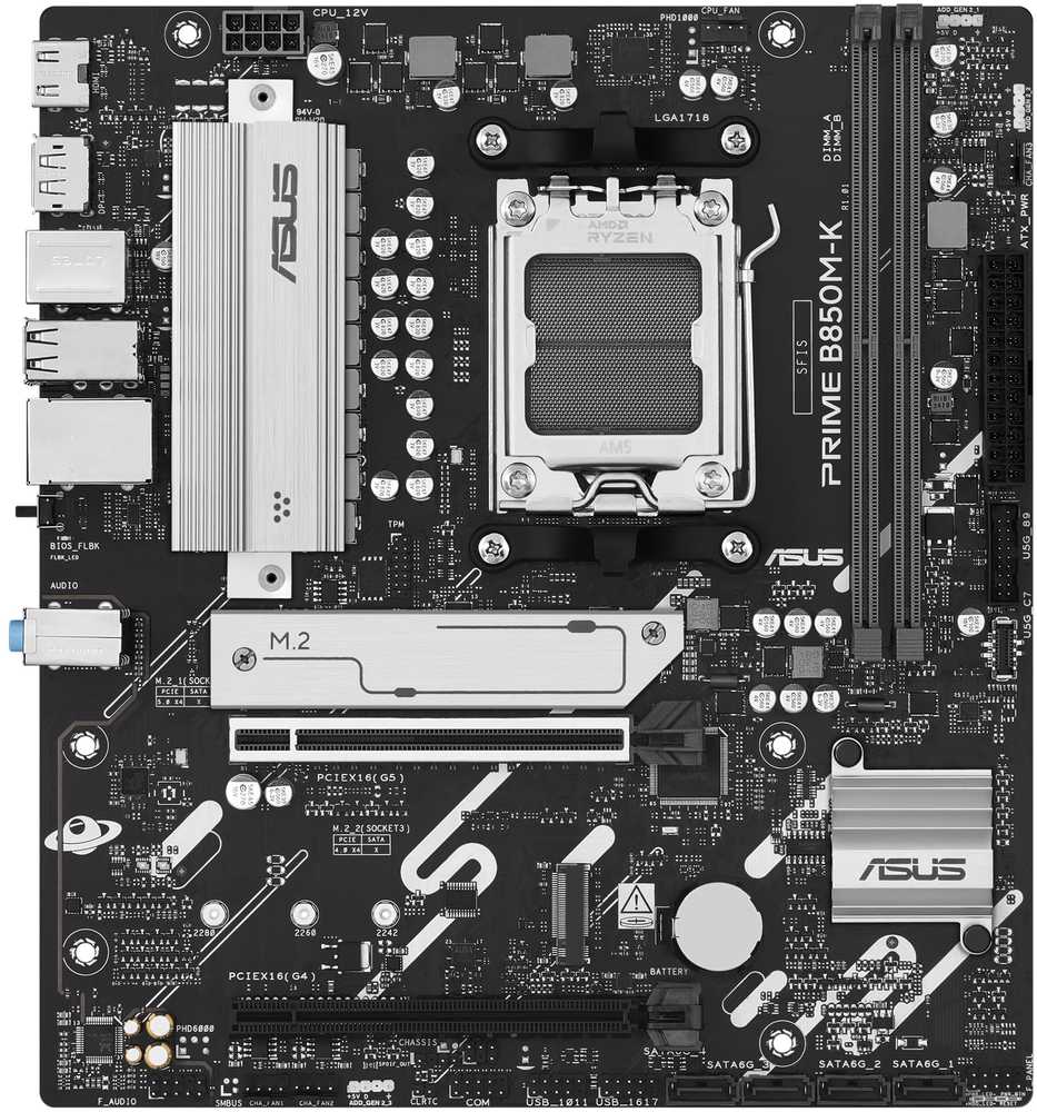 Pagrindinė plokštė MB ASUS PRIME B850M-K, modelis - 90MB1LV0-M0EAY0 ...