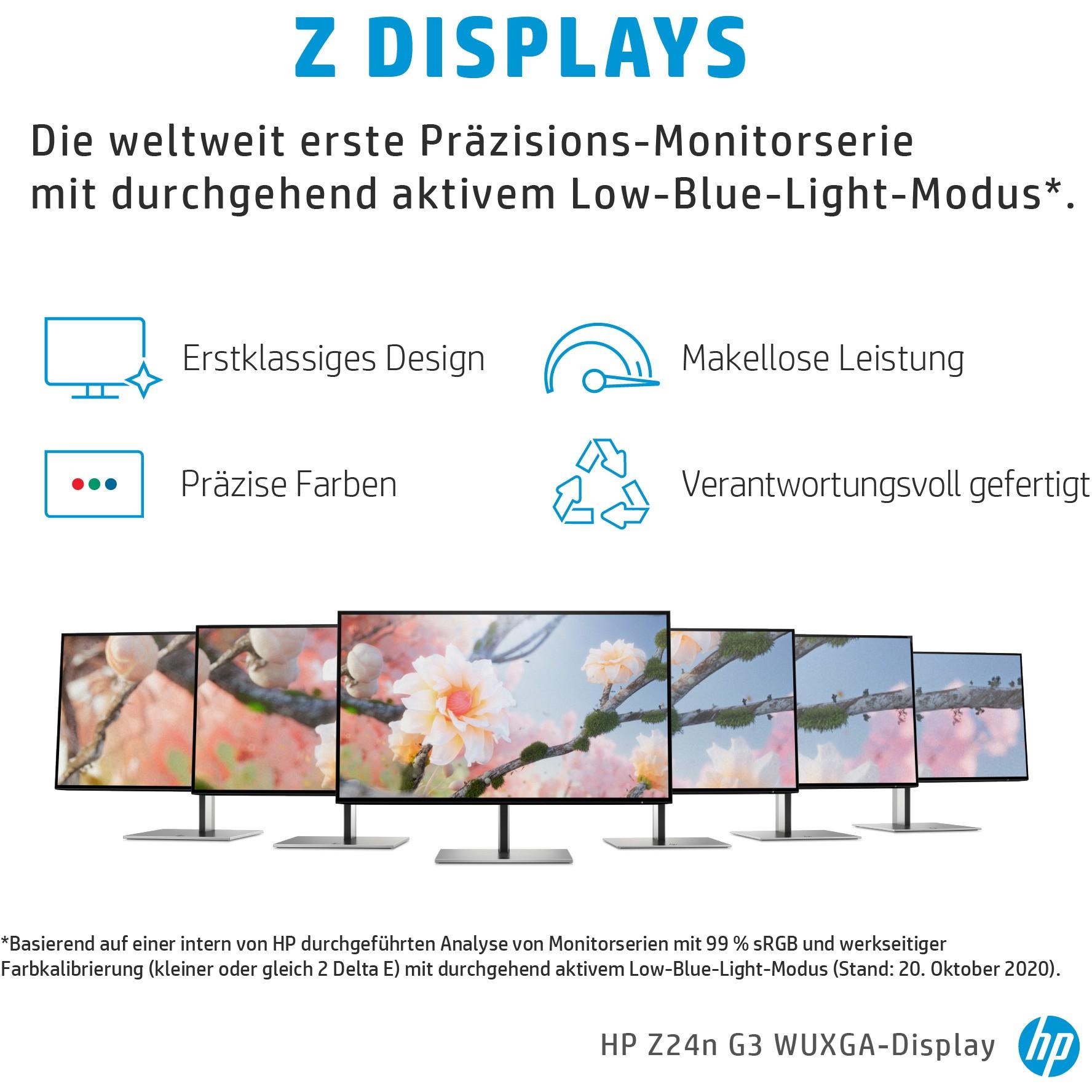 Hewlett Packard (HP) HP Z24n G3 WUXGA monitorius – 24 colių 1920x1200 WUXGA 350 nitų 60 Hz AG ...