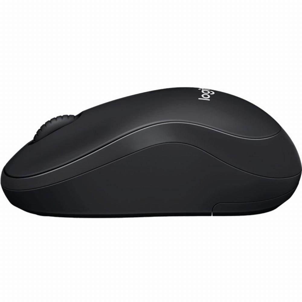 Tyli belaidė optinė pelė Logitech B220, Juoda, modelis - ‎910-004881 ...