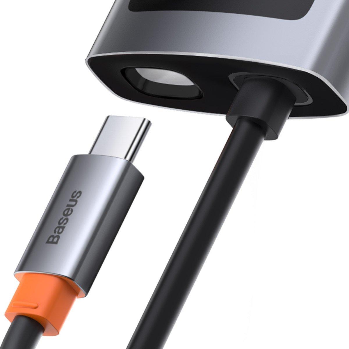 Jungčių stotelė / adapteris USB C kištukas - 4 rūšių jungtys Metal ...