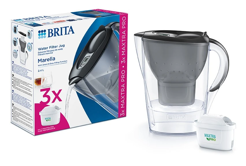 Vandens Filtravimo Ąsotis - Brita Marella +3 Maxtra Pro, modelis ...
