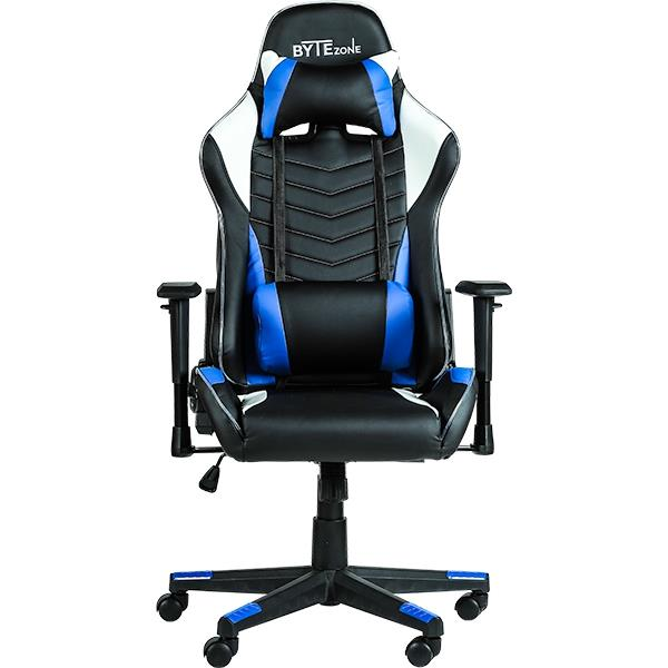 Žaidimų kėdė ByteZone Winner su RGB LED pašvietimu Gaming Chair, Mėlyna ...