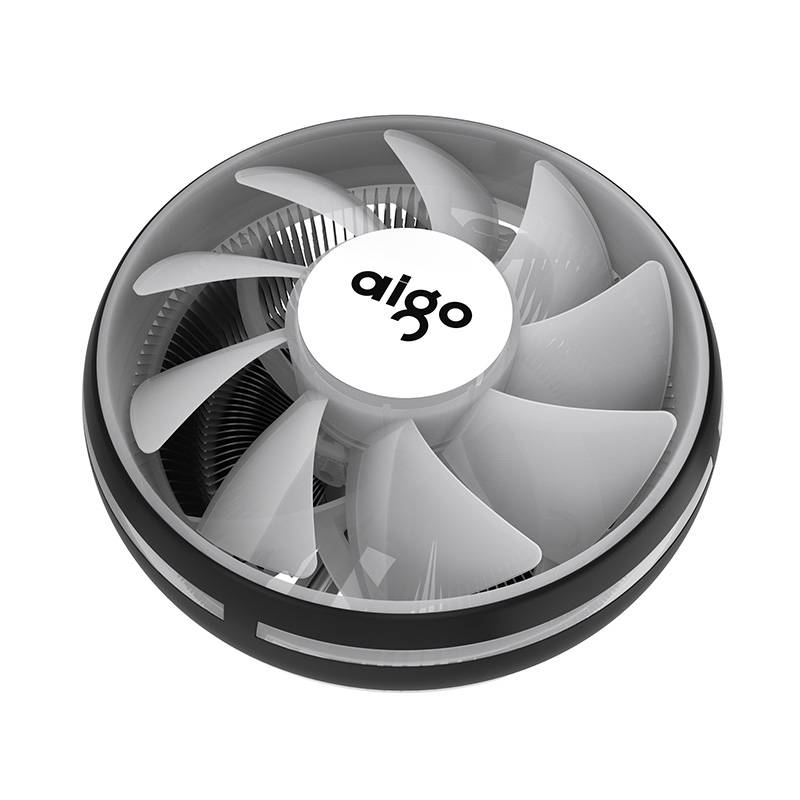 Aigo Lair Aktív hűtés a processzorhoz LED (hűtőborda + ventiliatorius ...
