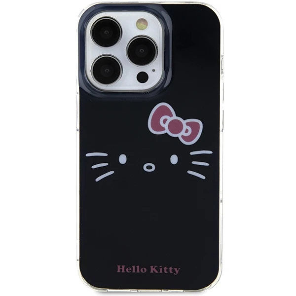 Hello Kitty IML Kitty Face dėklas iPhone 13 Pro / 13 - juodas, modelis ...