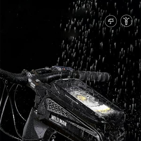 WildMan Case / dviračio laikiklis WILDMAN MS77 rėmo krepšys juodas ...