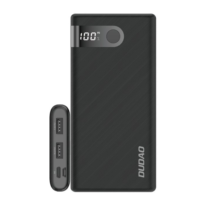 Dudao „Powerbank“ 10000 mAh 2x USB / USB Type-C / mikro USB 2 A su LED ...