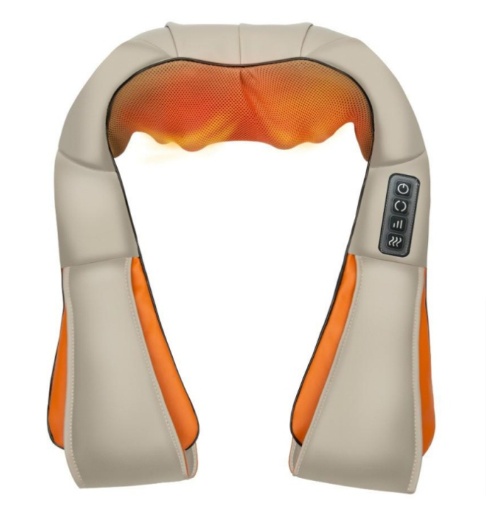 GoodBuy HTP001 Viso kūno masažuoklis su šildymo funkcija smėlio spalvos ...