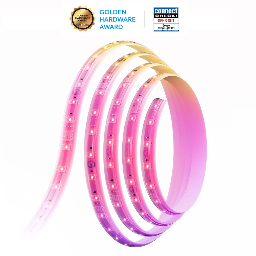 Govee H61E1 LED juostiniai šviestuvai 5m | LED juostelė | RGBICW, Wi-Fi ...
