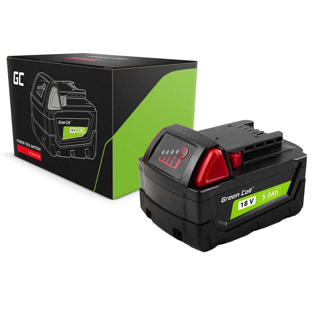 Green Cell Žalias Cell Žalias Cell baterija, skirta Milwaukee M18 18V ...