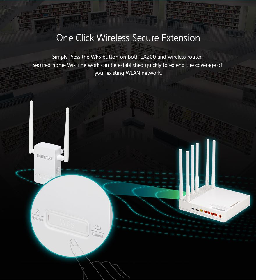 Maršrutizatorius Totolink EX200 | WiFi Extender | 300Mb|s, 2,4GHz, 1x ...