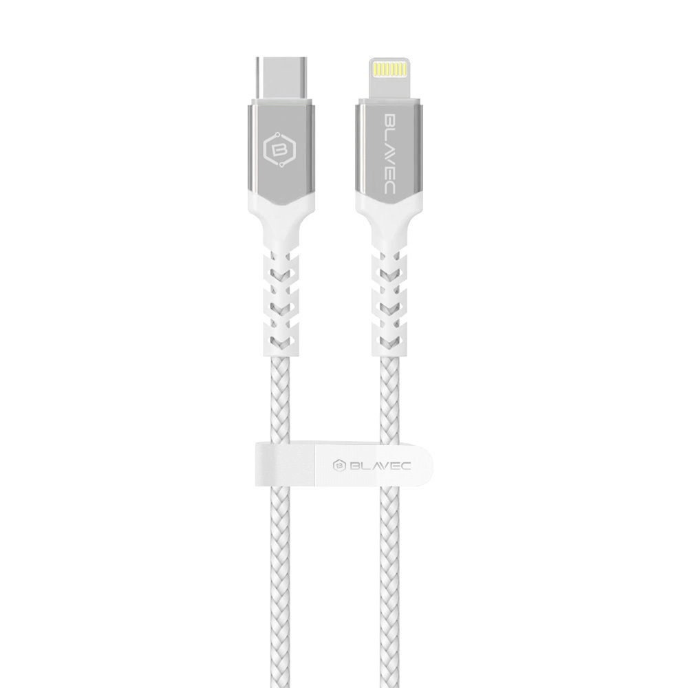 Oem Blavec Cable Raptor braided - Type C to Lightning - PD 20W 2,4A 3 ...