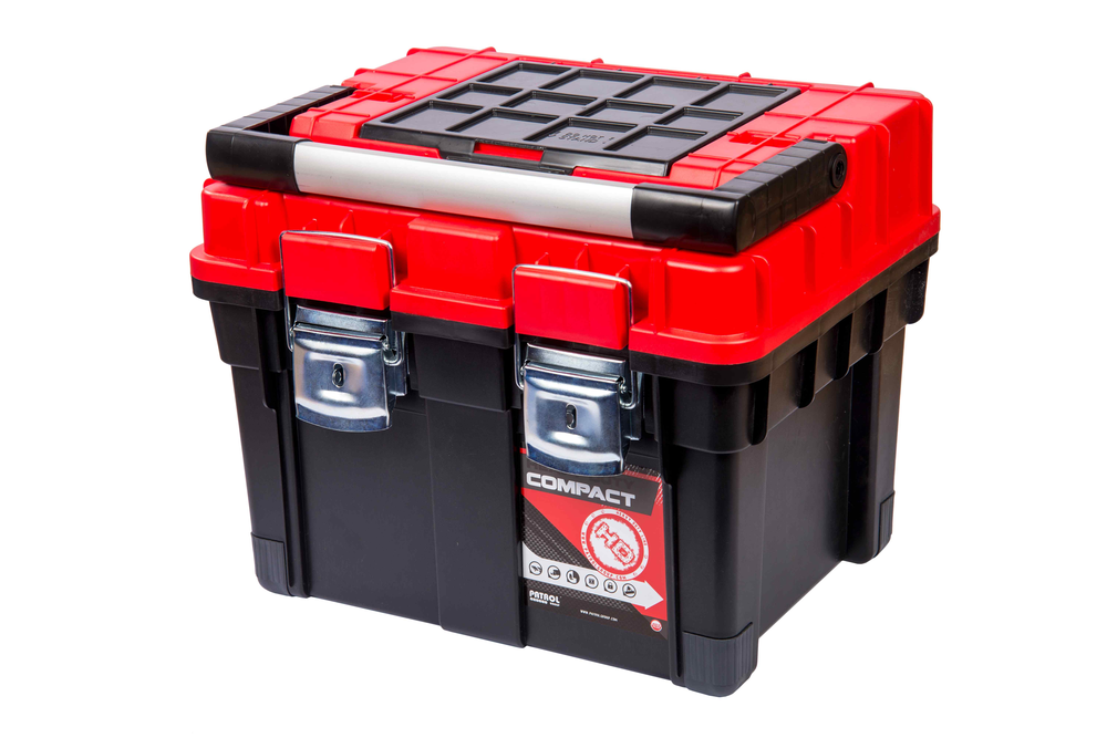 Patrol Instrumentu kaste HD Compact 2 raudona 450x350x350, modelis ...