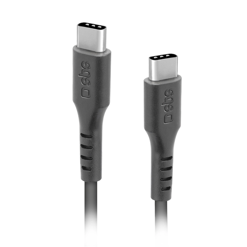 SBS TECABLETCC3M USB-C - USB-C 3m kabelis - juodos spalvos, modelis ...