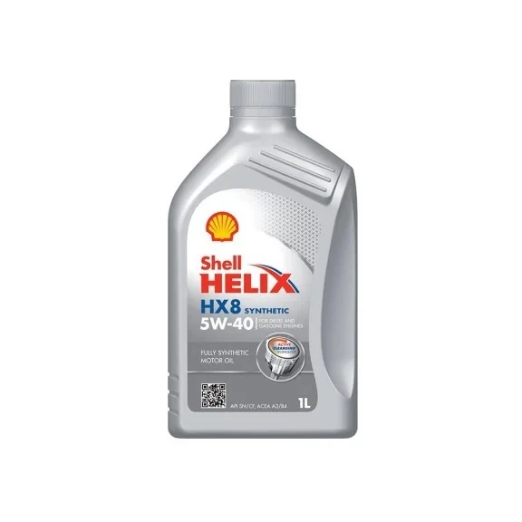 Automobilio variklio tepalas Shell Helix HX8 5W-40, 1 l, modelis ...
