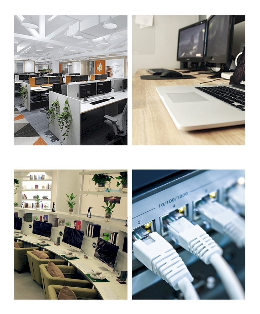 Ugreen interneto kabelis Ethernet laidas RJ45 Cat 8 T568B 2m juodas ...