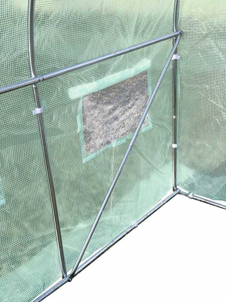 Šiltnamis su armuota plėvele, 7 m2, 3,5 x 2 m, žalias, žema kaina | Varle.lt