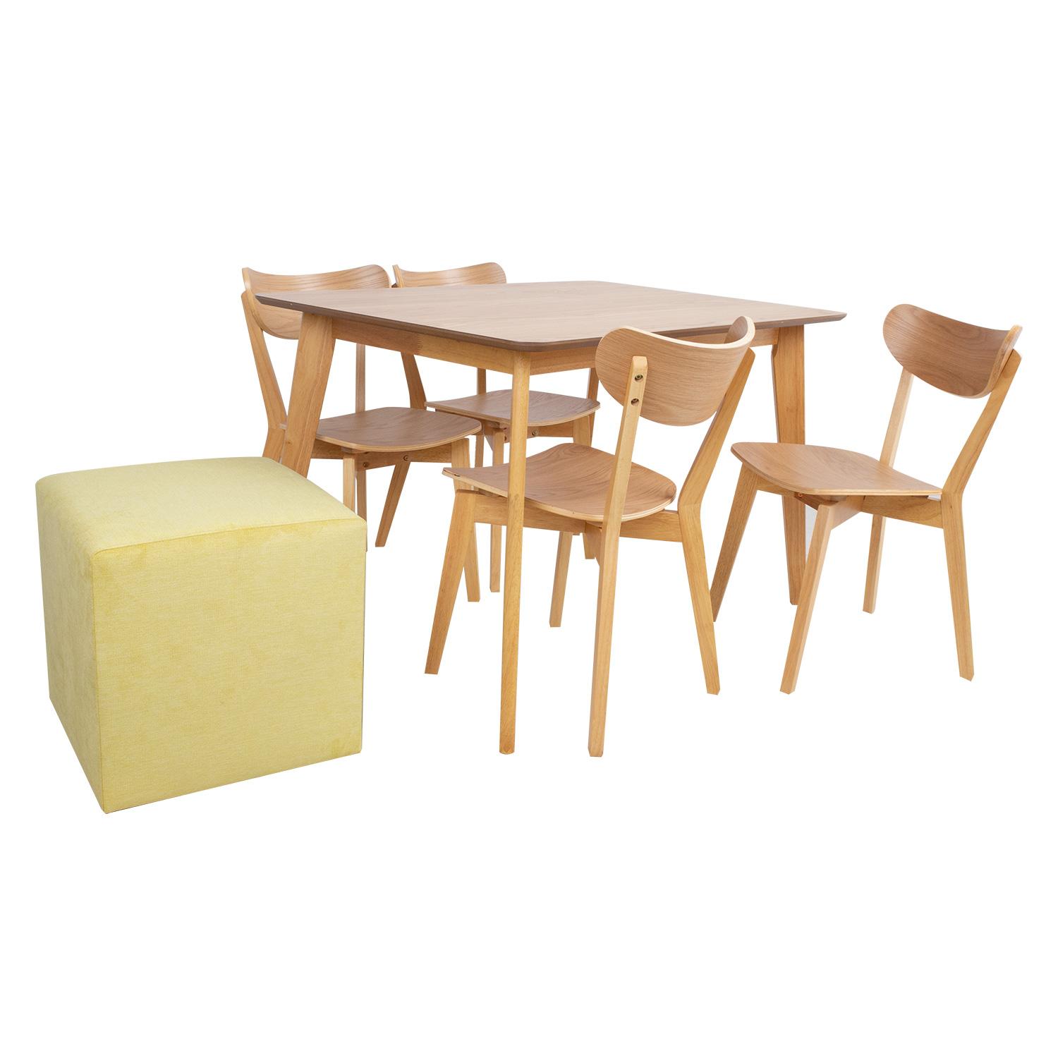 Pouf LYN yellow, žema kaina | Varle.lt