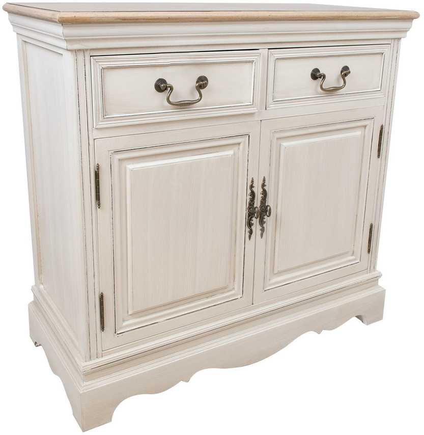 Sideboard SAMIRA 85x39xH82cm, antique baltas, žema kaina | Varle.lt