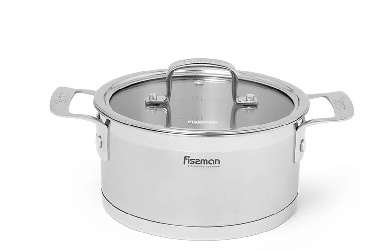 Fiszman Latvija Fissman Puodas FOBUS 26x20cm / 10,6l su stikliniu ...