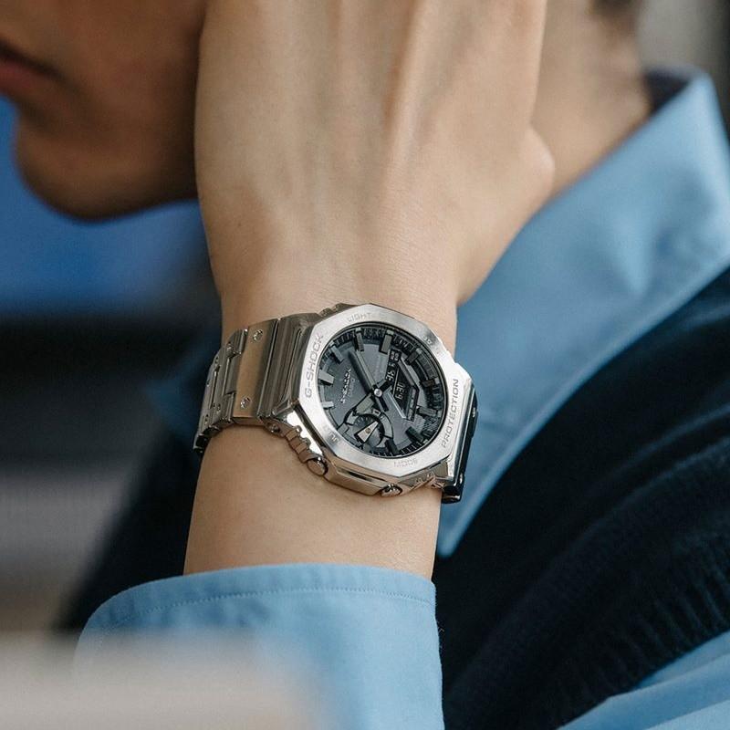 Laikrodis Casio G-SHOCK G-CLASSIC ORIGINAL FULL METAL GM-B2100D-1AER, modelis - GM-B2100D-1AER ...