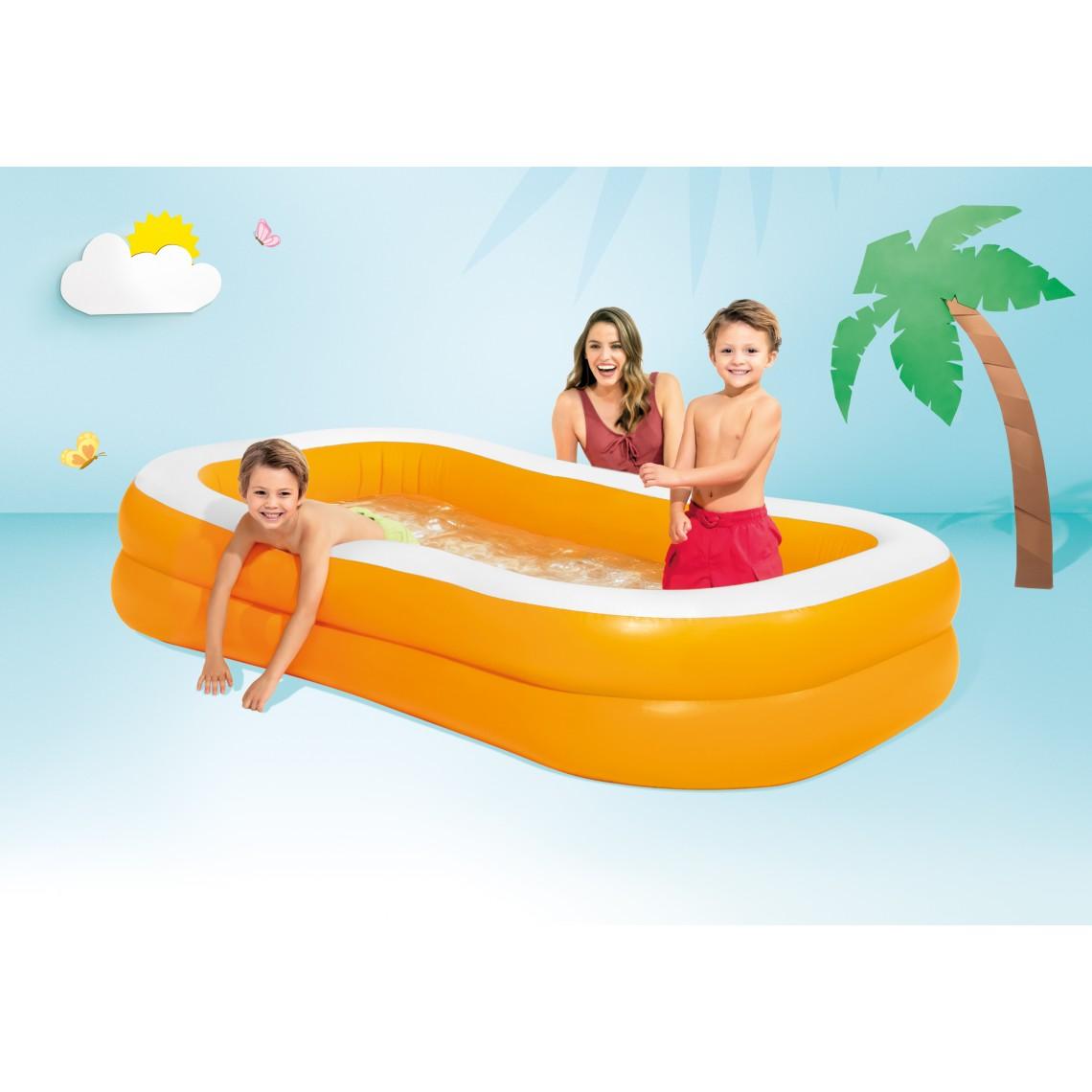 Pripučiamas baseinas INTEX Mandarin Swim Center Family Pool 229x147x46 ...