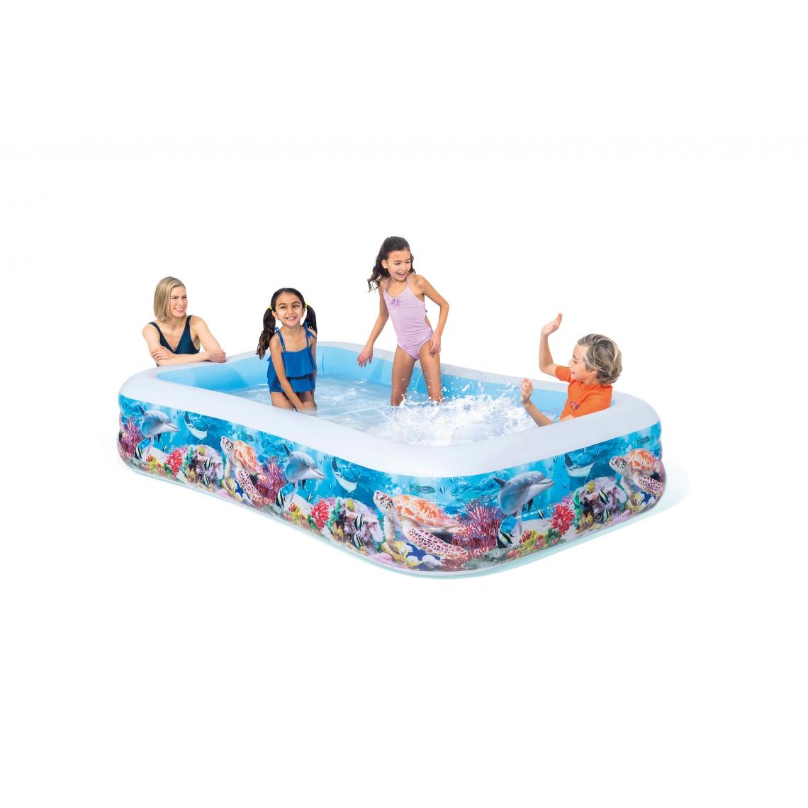 Intex Swim Center Baseinas šeimai, 305x183x56cm, su jūros gyvūnais ...