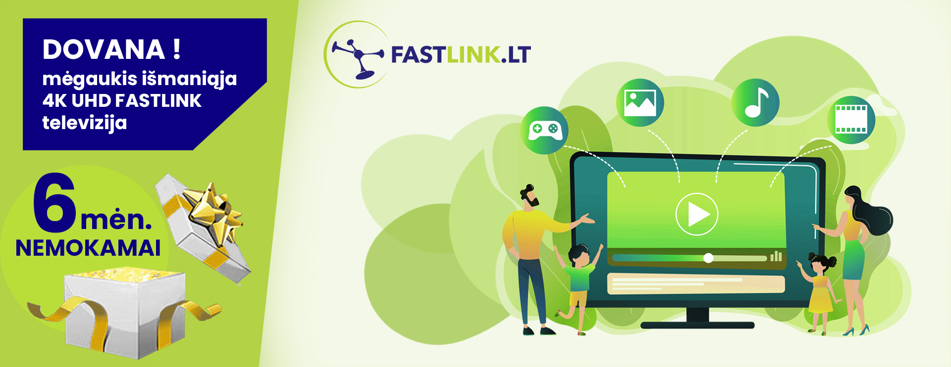 4K ultra HD kanalai 6 mėn nemokamai | Varle.lt